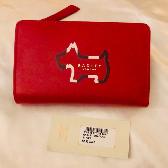 RADLEY LONDON | Bags | Radley London Radley Scottie Shadow Stripe Red ...